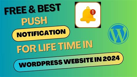 How To Add Web Push Notification To Your Wordpress Website Free 2024 Youtube