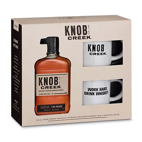 Knob Creek Bourbon 750ml W2 Glasses Sams Club