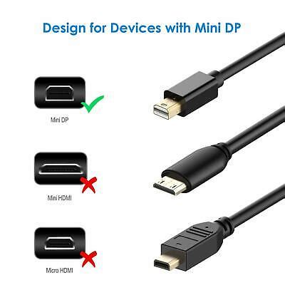 Rankie R Mini DisplayPort Mini DP To HDMI Cable K M Black EBay