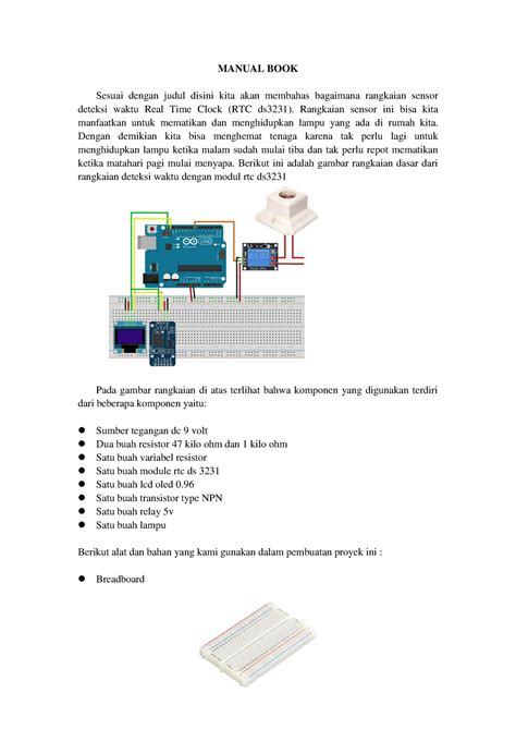 Manual Book Lampu Otomatis Manual Book Sesuai Dengan Judul Disini