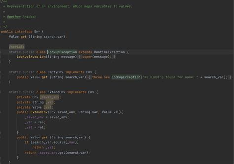 8 Pt Environment Extend The Interpreter To Support