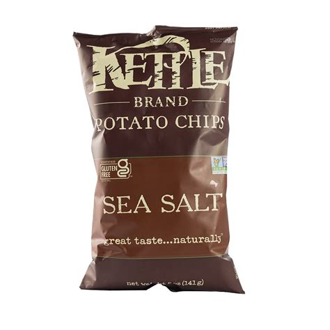 Kettle Sea Salt Potato Chips 142g Healthy Options