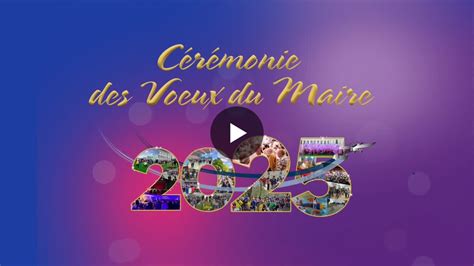 Vidéo De La Cérémonie Des Vœux Du Maire 2025 Antoine Chenot