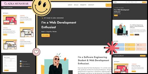 GitHub AzkaMunawar Portfolio Personal Portfolio Website