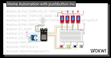 Home Automation Including Tempandhumidity And O Wokwi Esp32