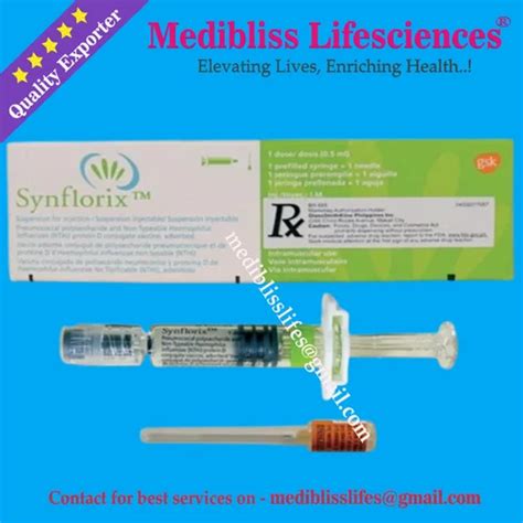05ml Synflorix Vaccine At Rs 1650 In Pune Id 2852998897988