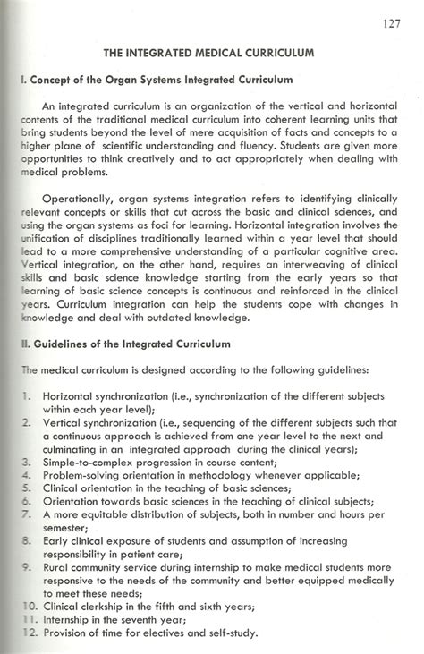 Upcm Organ System Integrated Curriculum Rojosons Blog On Medical Education