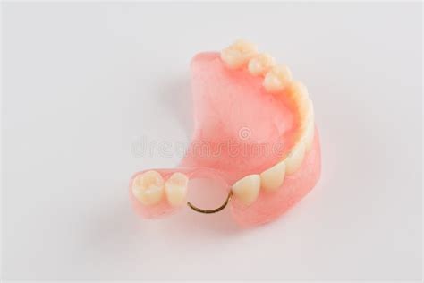 Acrylic Dental Prosthesis Stock Image Image Of Plastic 175610835