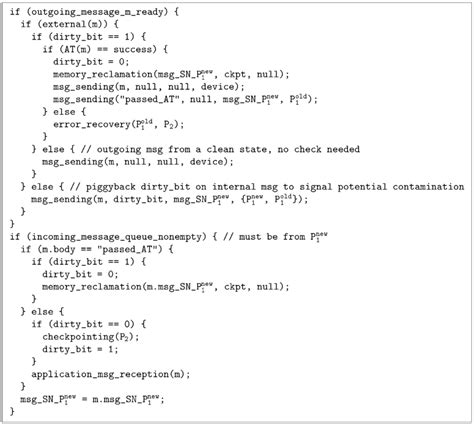 Error Containment Algorithm For P 2 Download Scientific Diagram