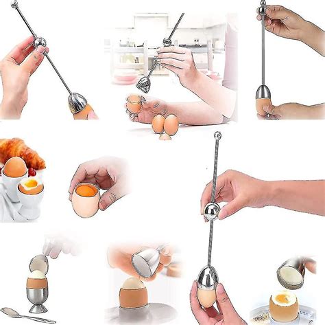 Egg Shell Remover Egg Opener Stainless Steel Egg Cracker Topper Eggshell Fruugo Se