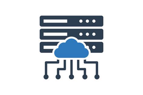 Cloud Data Center Network Icon Gráfico Por Anwar016bd · Creative Fabrica