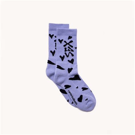 Carne Bollente Socks Sex Love Lavender