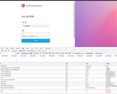 求助！dashboard登录报错无法连接tidb 7 Tidb 的问答社区