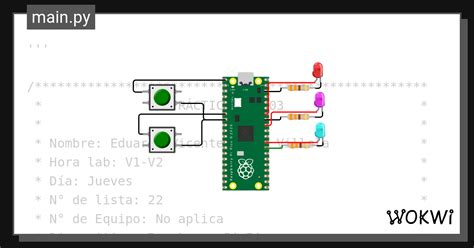 Práctica03micropython Wokwi Esp32 Stm32 Arduino Simulator