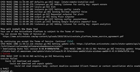 cannot run the state remote installer exe file after the download is