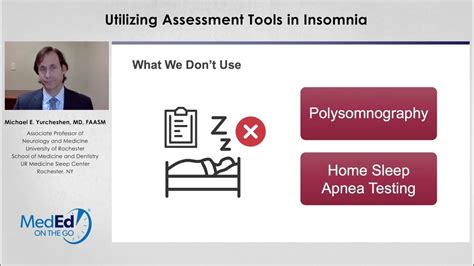 Utilizing Assessment Tools In Insomnia Youtube