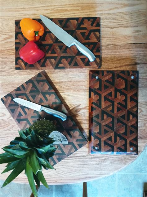Interlocking D End Grain Cutting Boards Etsy