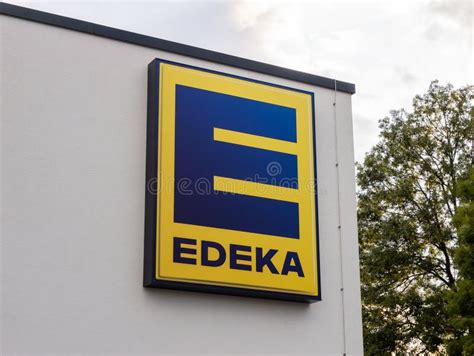 Edeka Supermarket Logo Sign Editorial Photo Image Of Building