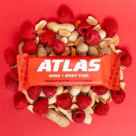 Atlas Protein Bar 20g Protein 1g Sugar 12 Count