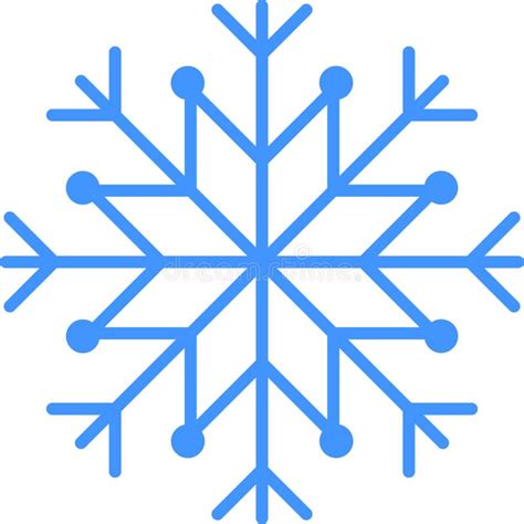 Snowflake Icon Snowflake Shape Vector Stock Illustration
