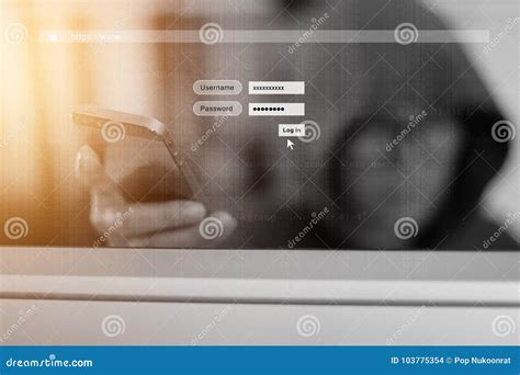 Hacker Using Mobile Smartphone And Stealing Personal Information Through Data In Order To