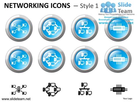 Computer Ethernet Networking Icons Design Powerpoint Ppt Templates PPT