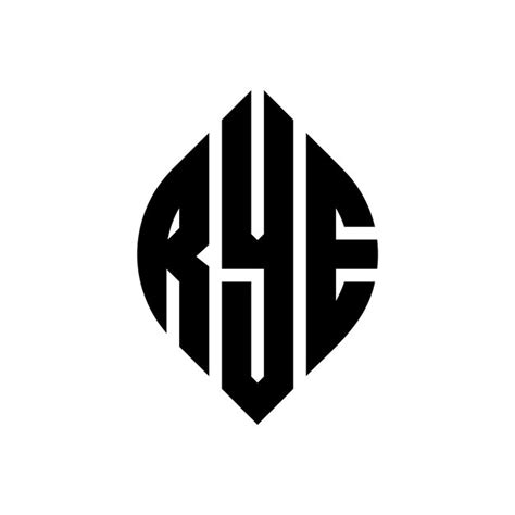 Premium Vector Rye Circle Letter Logo Design With Circle And Ellipse