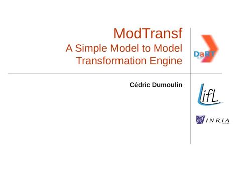 Ppt Modtransf A Simple Model To Model Transformation Engine Dokumentips