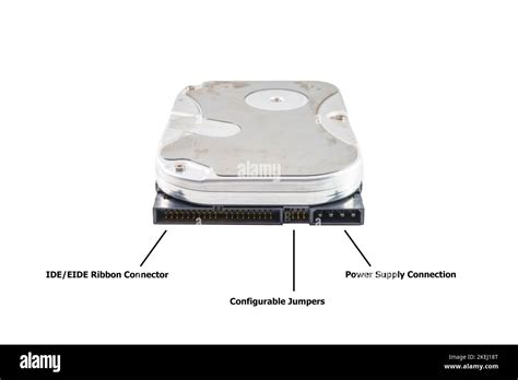 A Hard Disk Drive Removable Case For Repair Isolated On A White Background Stock Photo Alamy