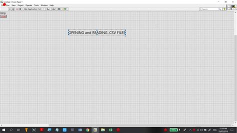 Labview And Csv Part 1 Youtube