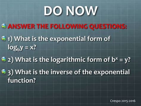 Exponentiallogarithm Game Ppt