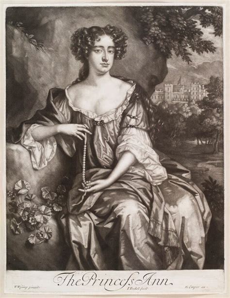 Npg D11627 Queen Anne When Princess Of Denmark Portrait National