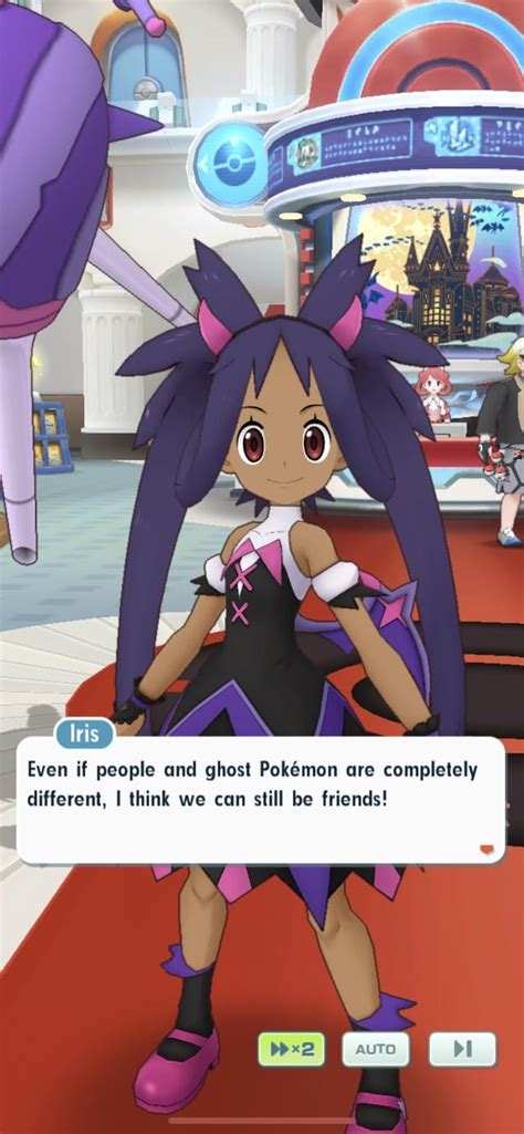 So I Get What Iris Is Saying Here But Maybe A If She Had A Ghost Type