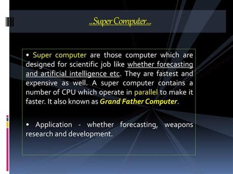 Classificatin Of Computers Pptx