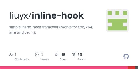 Github Liuyxinline Hook Simple Inline Hook Framework Works For X86