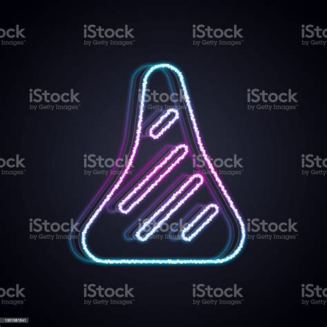 검은 색 배경에 고립 된 빛나는 네온 라인 스테이크 고기 아이콘 벡터 고기에 대한 스톡 벡터 아트 및 기타 이미지 고기 구이 굽기 Istock