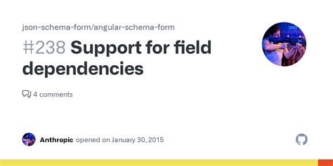 Support For Field Dependencies · Issue 238 · Json Schema Formangular