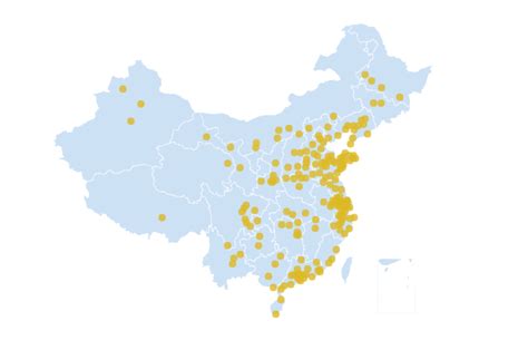 使用echarts3实现散点地图