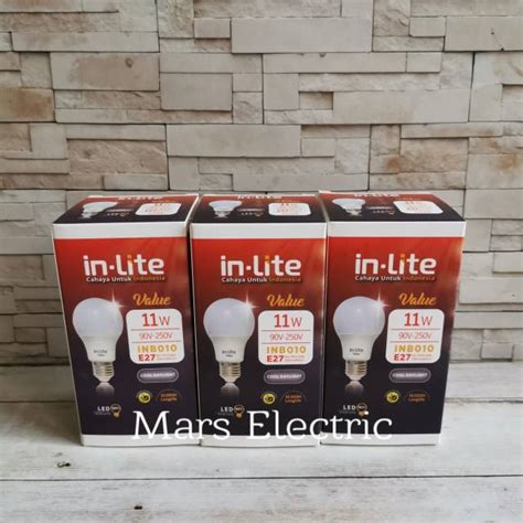 Jual Lampu LED InLite Value Watt Putih Cool Daylight Shopee Indonesia