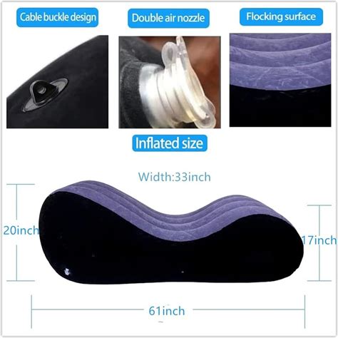 Portable Pvc Flocking Inflatable Sex Sofa Sexfurniturehub