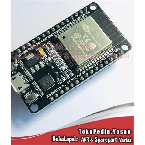 jual esp 32 wroom 32 esp32 wifi ble development board dengan arduino