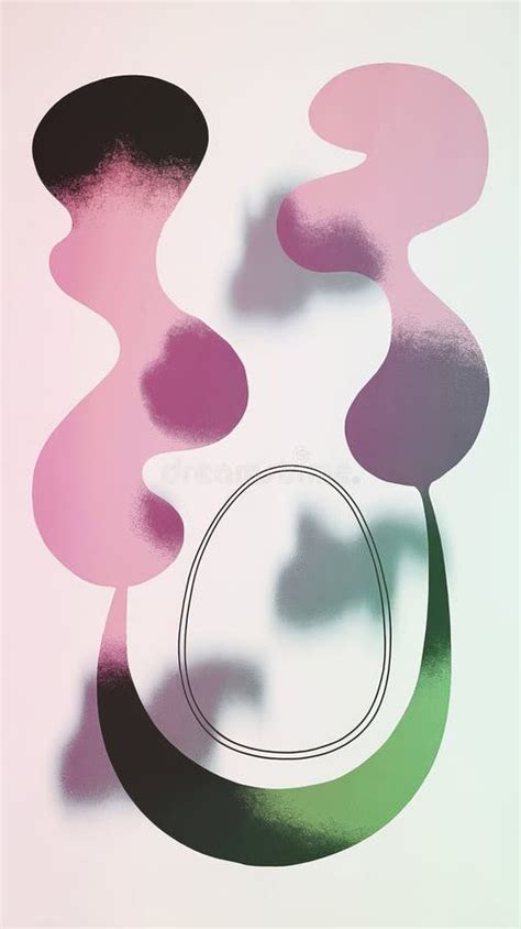 Abstract Fluid Shapes In Soft Gradient Colors Stock Illustration Illustration Of Green Purple