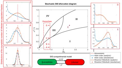 Central Figure Bifurcation Diagram For The Sis Model Under White Download Scientific Diagram