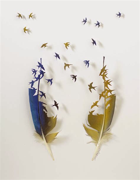 Simply Creative New Cut Feather Artwork By Chris Maynard