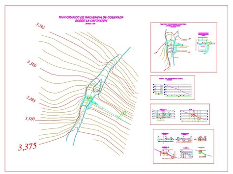 River Catchment In Autocad Cad Download 327 88 Kb Bibliocad