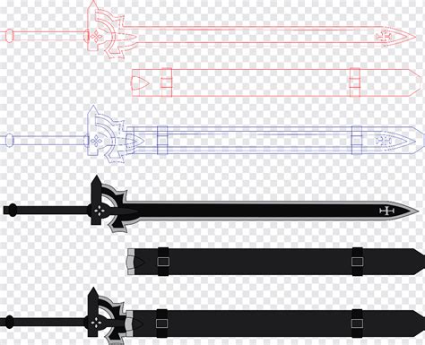 Sword Art Online Swords Drawings
