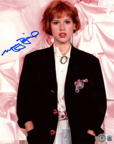 Molly Ringwald Autographedsigned Pretty In Pink 8×10 Photo Beckett