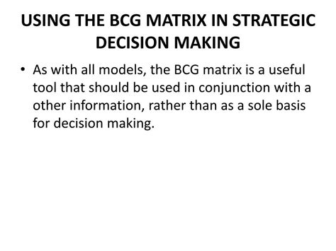 Ppt Hl Marketing Using The Bcg Matrix In Strategic Decision Making Powerpoint Presentation