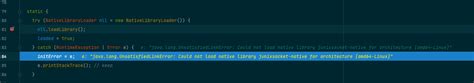 Could Not Load Native Library Junixsocket Native For Architecture Amd64 Linux · Issue 125