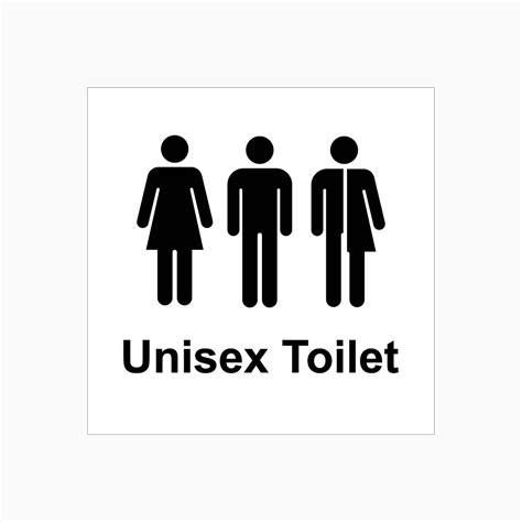 Unisex Toilet Sign All Gender Toilet Signage Get Signs Get Signs